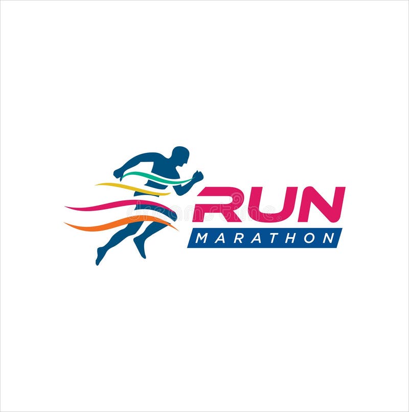 Run Logo Design Vector Stock Symbol . Running Logo Sport Concept ...