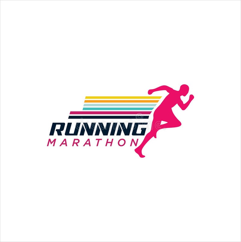 Run Logo Design Vector Stock Symbol . Running Logo Sport Concept ...