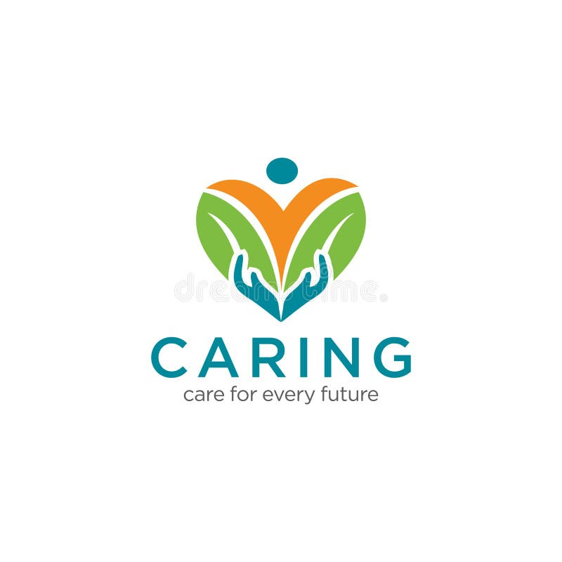 Caring Logo Design Vector Stock Illustration . we Care Logo . Caring ...