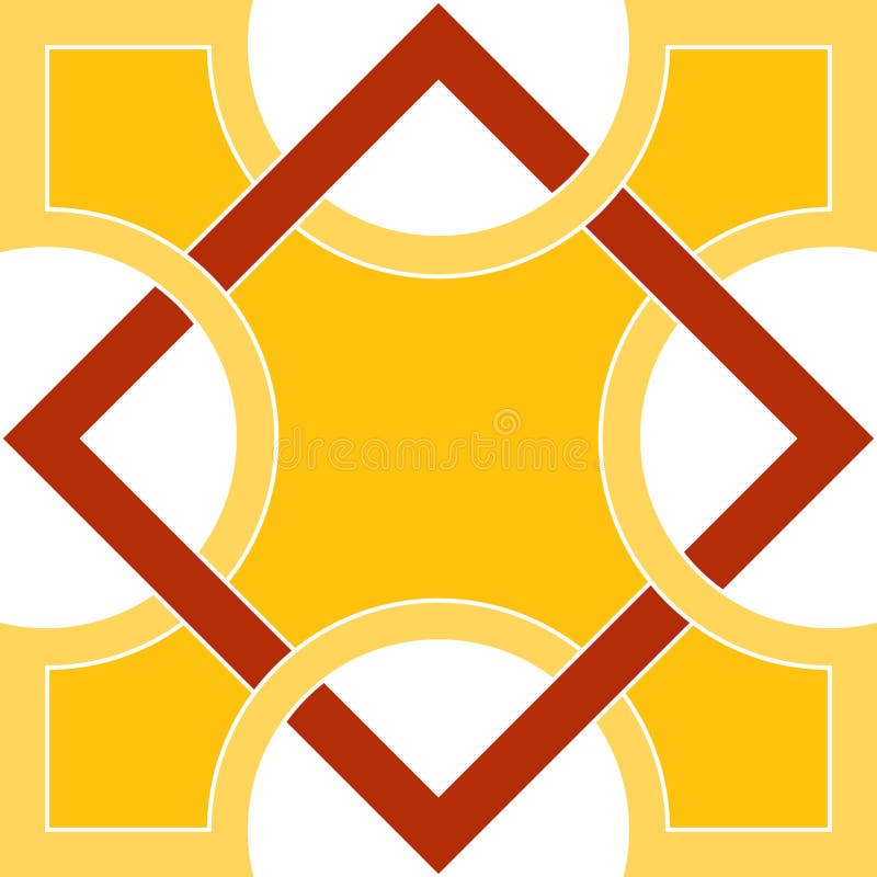 Abstract Square, Circles, Lines Pattern Background, Vector Graphic ...