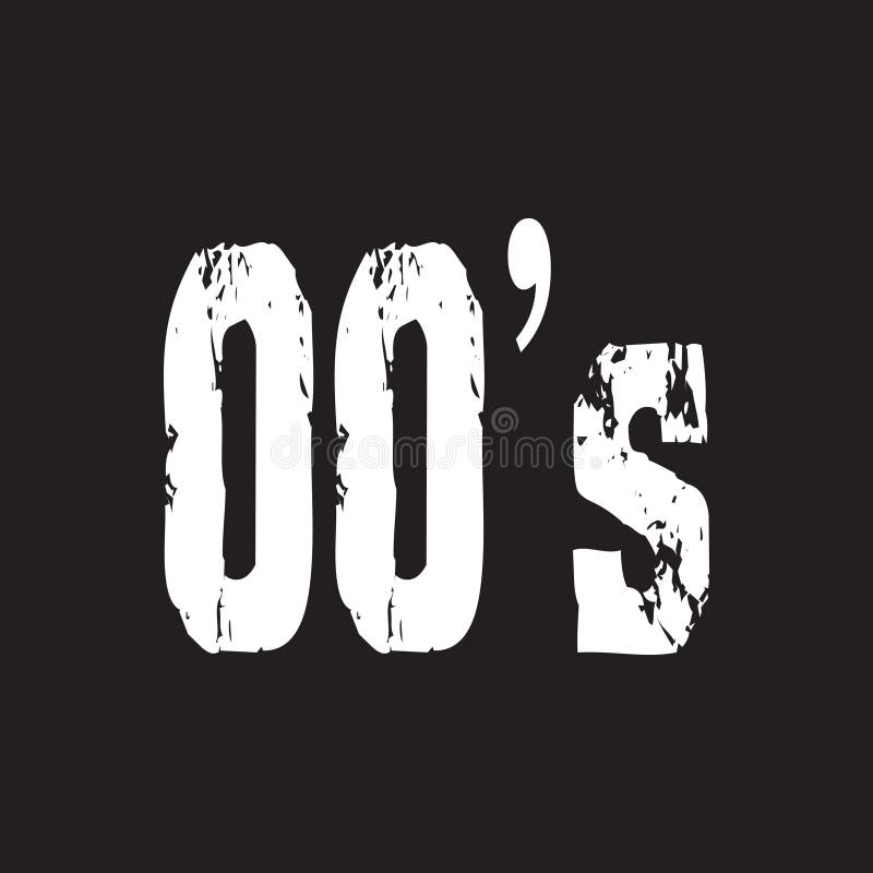 00`s - Vector Illustration Design for Banner, T Shirt Graphics, Fashion ...