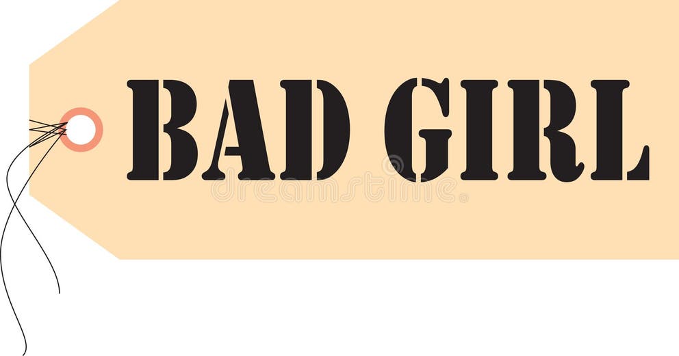 Bad Girl - Vector Illustration Design for Banner, T Shirt Graphics ...
