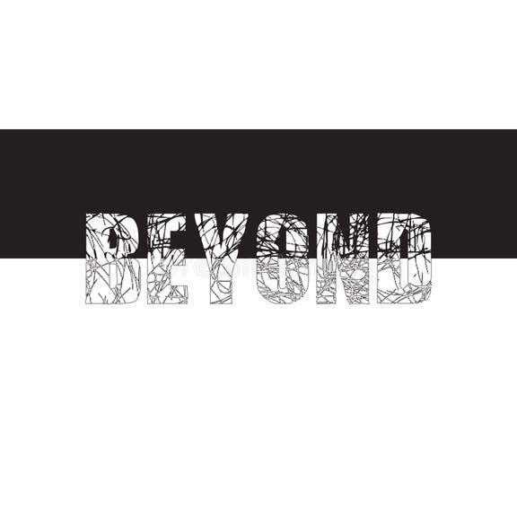 BEYOND - Vector Illustration Design for Banner, Stamp, T Shirt Graphics ...