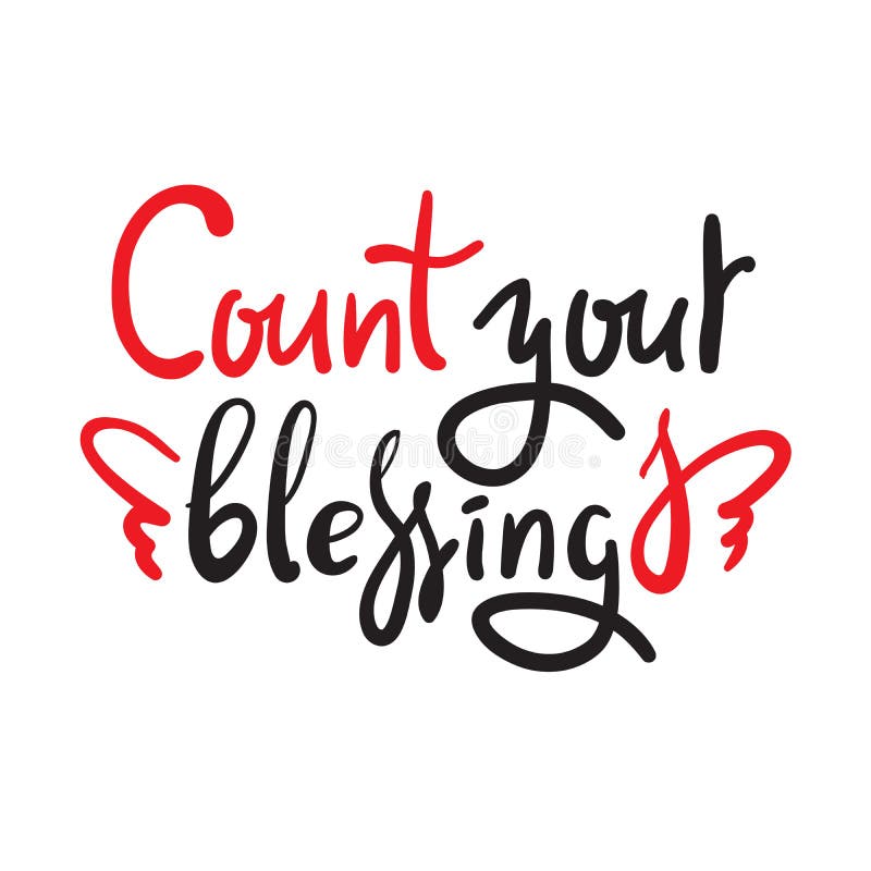 Count Your Blessings Stock Illustrations – 64 Count Your Blessings ...