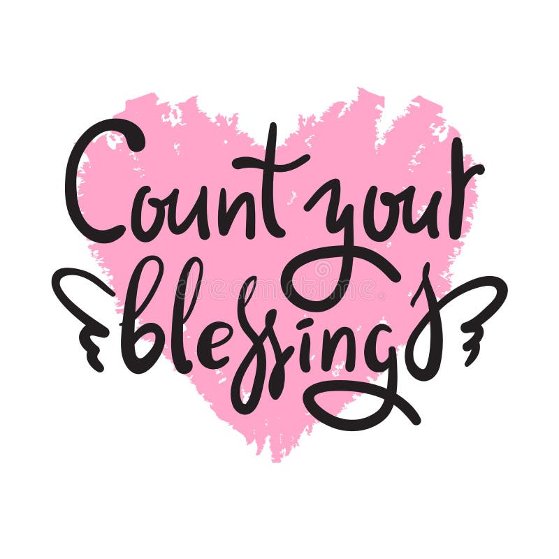 Count Your Blessings Stock Illustrations – 67 Count Your Blessings ...
