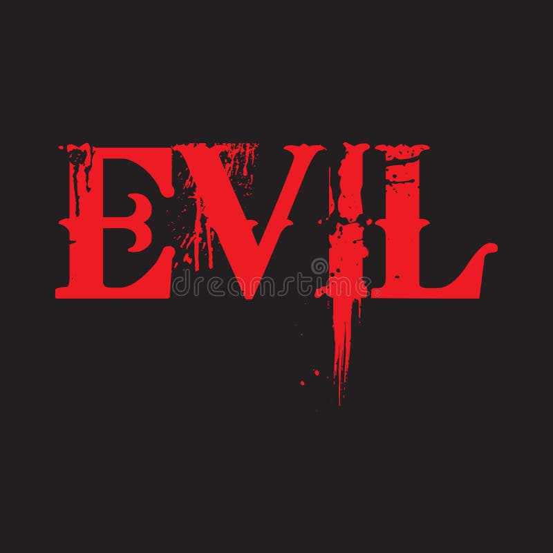 Evil - Vector Illustration Design for Banner, T Shirt Graphics, Fashion ...