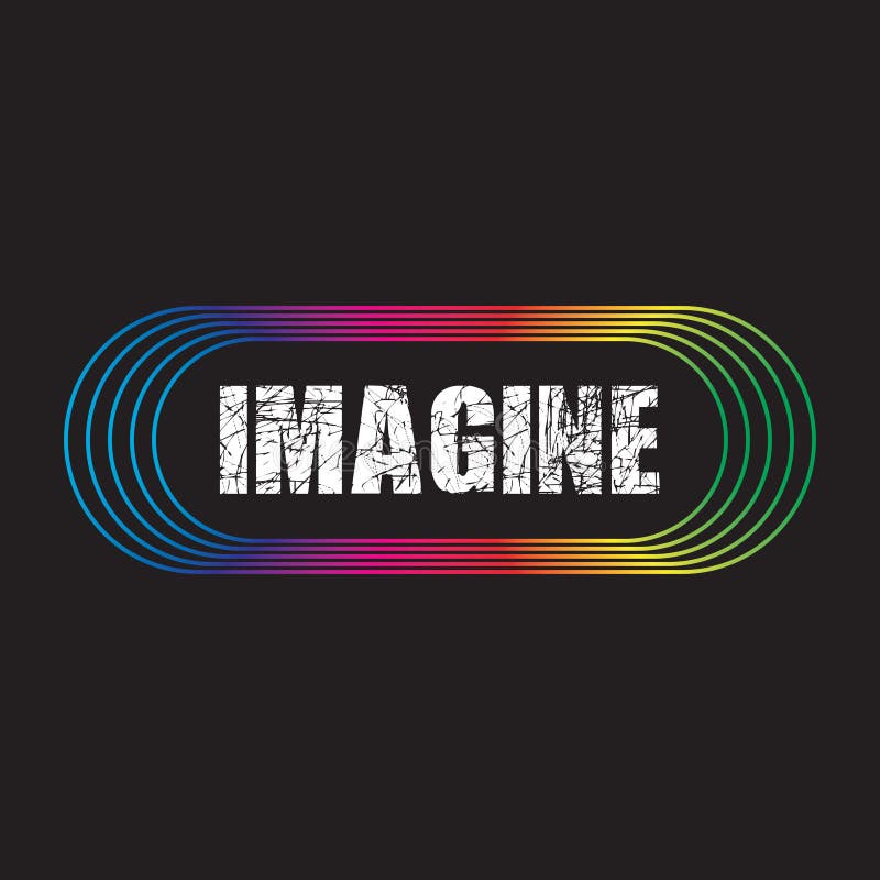 IMAGINE - Vector Illustration Design for Banner, T Shirt Graphics ...