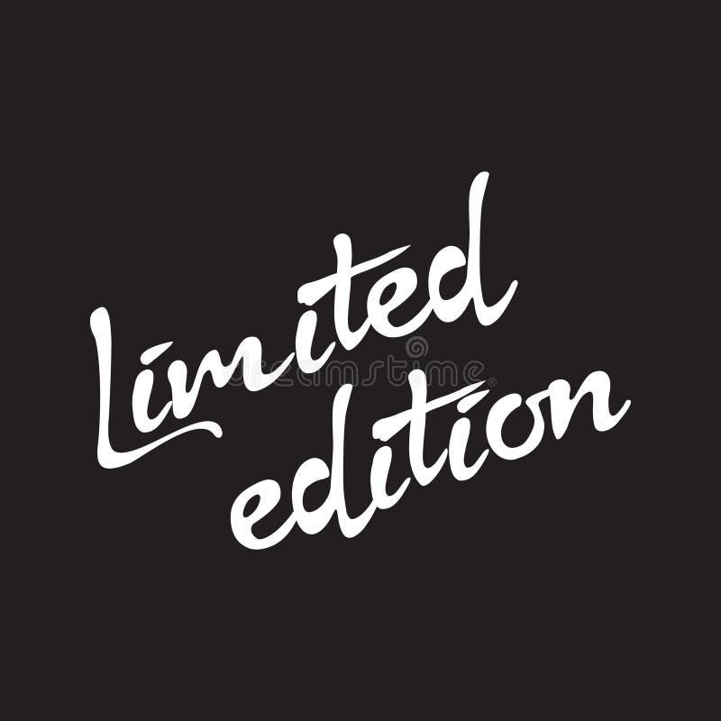 Limited Edition - Vector Illustration Design for Banner, T-shirt ...