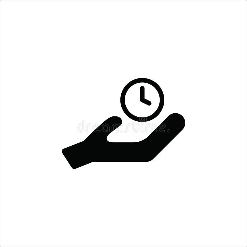 Business Time Management Icon. Stock Vector - Illustration of time ...