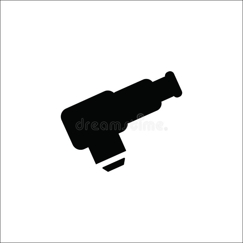 Electron Microscope Icon. stock vector. Illustration of important ...