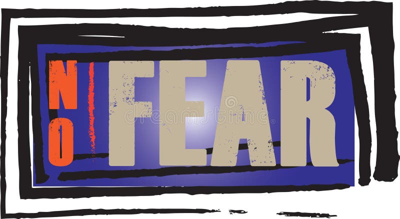NO FEAR - Vector Illustration Design for Banner, T-shirt Graphics ...