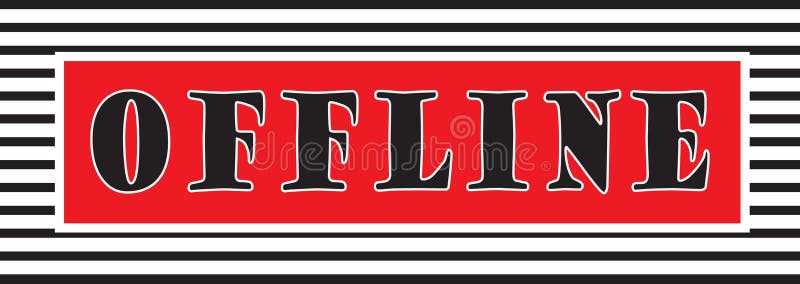 OFFLINE- Vector Illustration Design for Banner, T-shirt Graphics ...