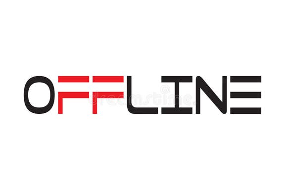 Offline - Vector Illustration Design for Banner, T-shirt Graphics ...