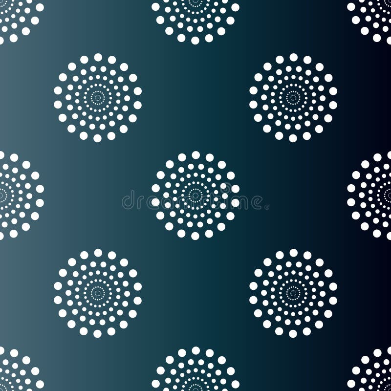 Abstract Dotted Circles. Dots in Circular Form. Circles and Dots ...