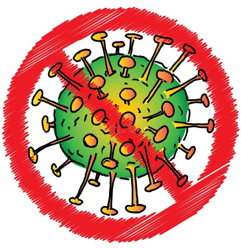 Coronavirus. Stop. Covid-19. Map. No Infection. Dangerous Coronavirus ...