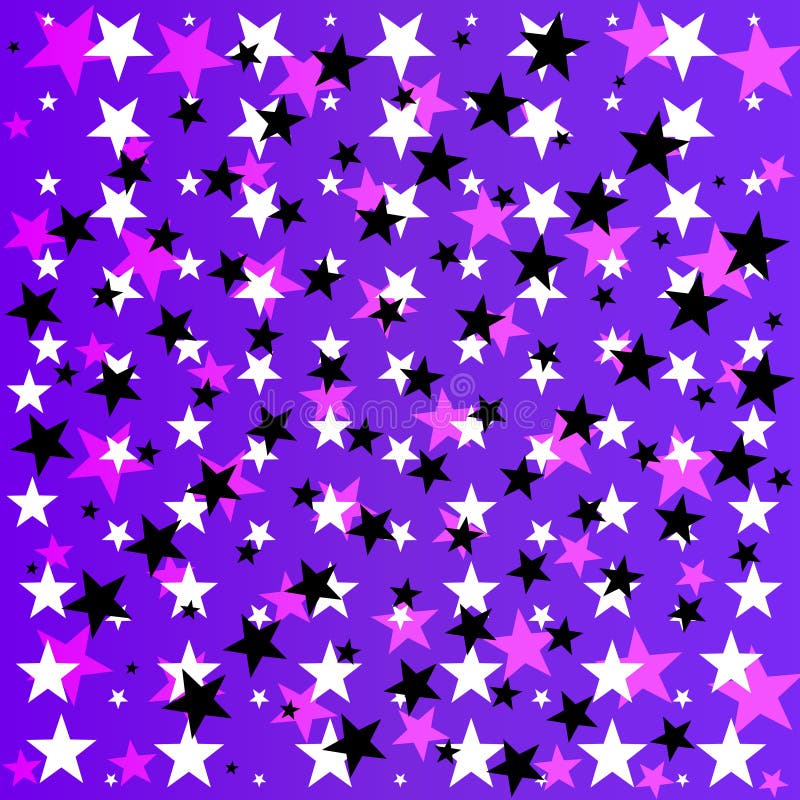 Geometric Pattern with Stars. Abstract Seamless Stars Background Stock ...