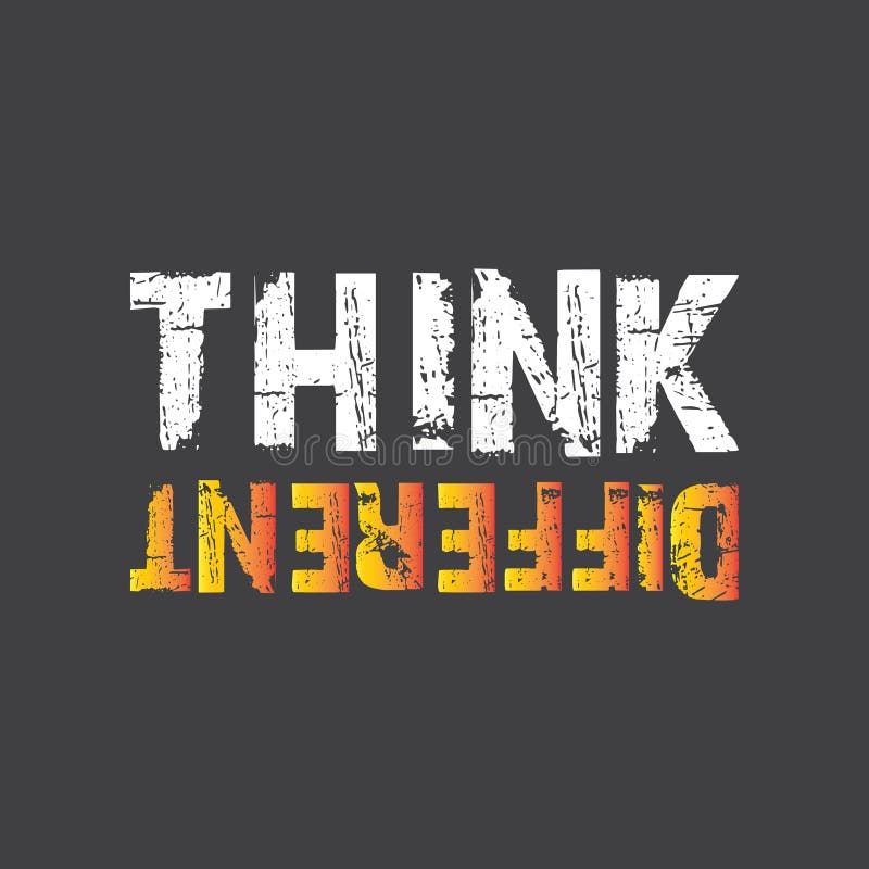 Think - Typography Graphic Design for T-shirt Graphics, Banner, Fashion ...