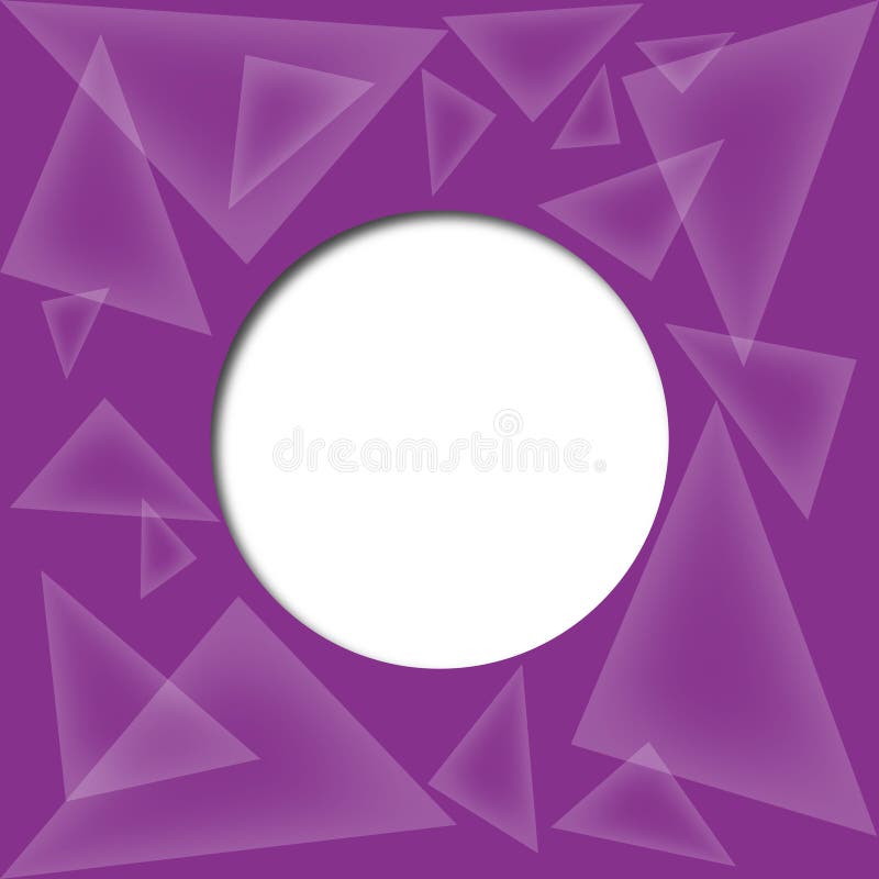 Triangle Design Illustration. Abstract Frame of Triangle Vector Graphic ...