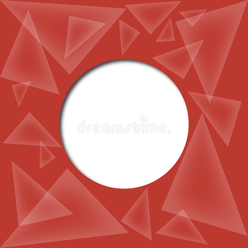 Triangle Design Illustration. Abstract Frame of Triangle Vector Graphic ...
