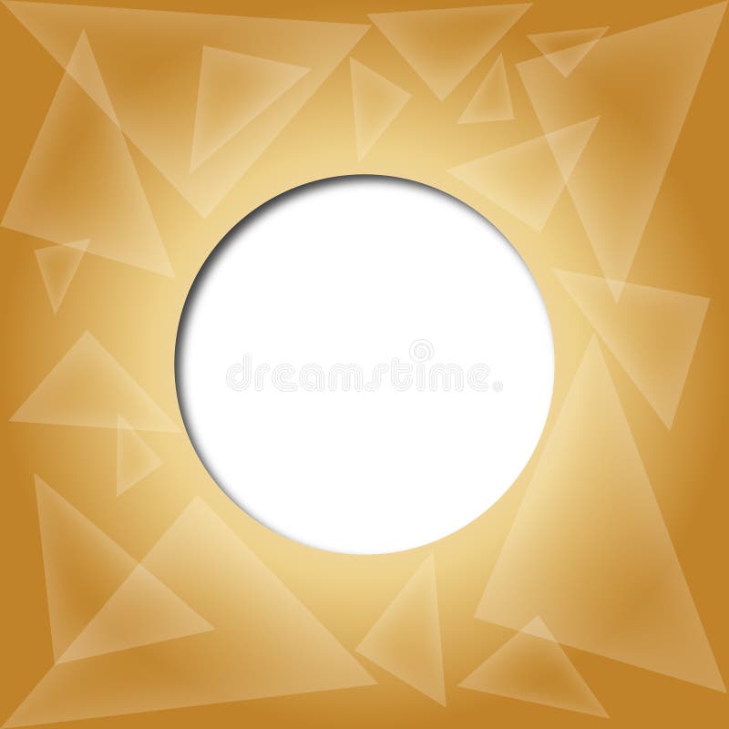 Triangle Design Illustration. Abstract Frame of Triangle Vector Graphic ...