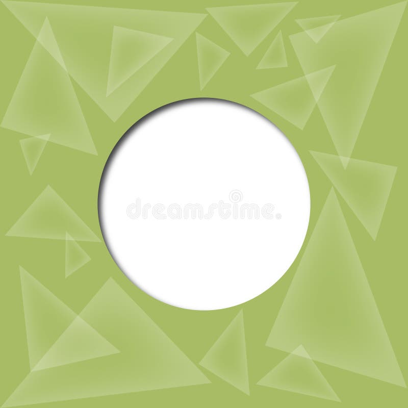 Triangle Design Illustration. Abstract Frame of Triangle Vector Graphic ...