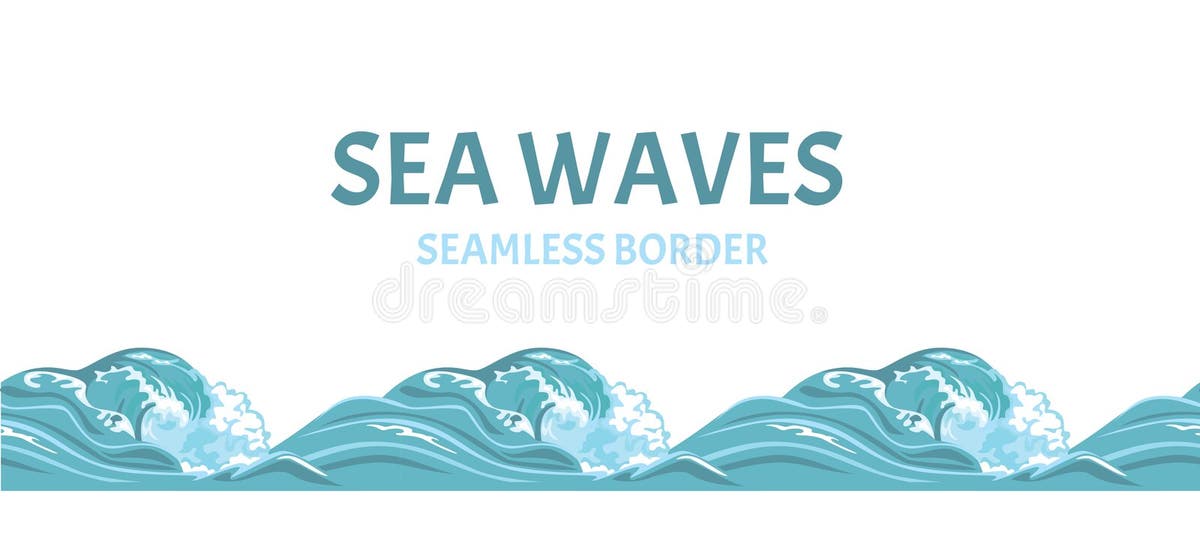 Ocean Waves Border Stock Illustrations – 4,710 Ocean Waves Border Stock ...