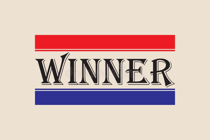 Winner - Design for Banner, T-shirt Graphics, Fashion Prints, Slogan ...