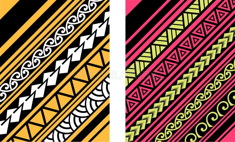 Samoan Digital Paper Vector, Polynesian Pattern Print, Pattern ...