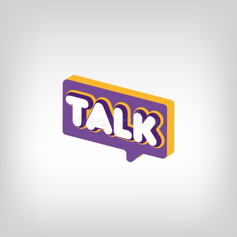 Talk icon stock illustration. Illustration of abstract - 175602896