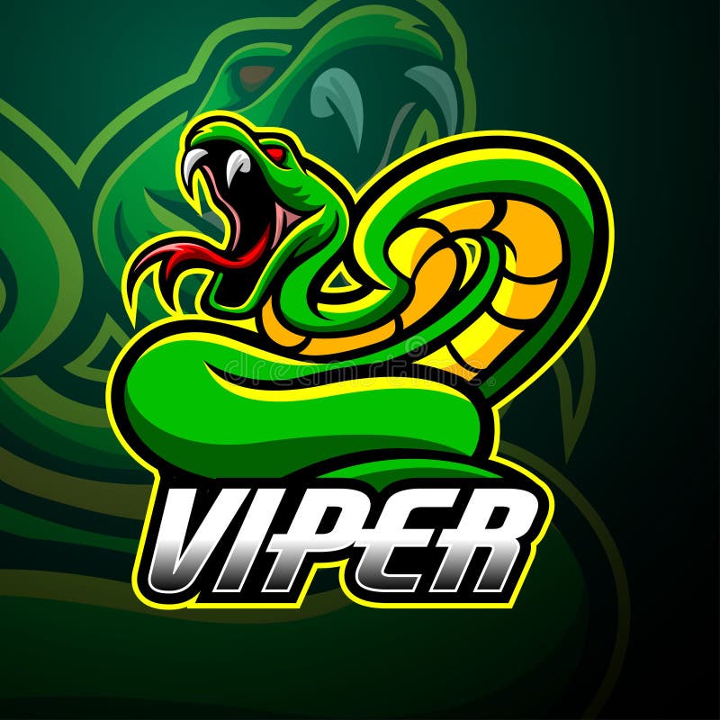 Viper Mascot Sport Esport Logo Design Stock Vector - Illustration of ...
