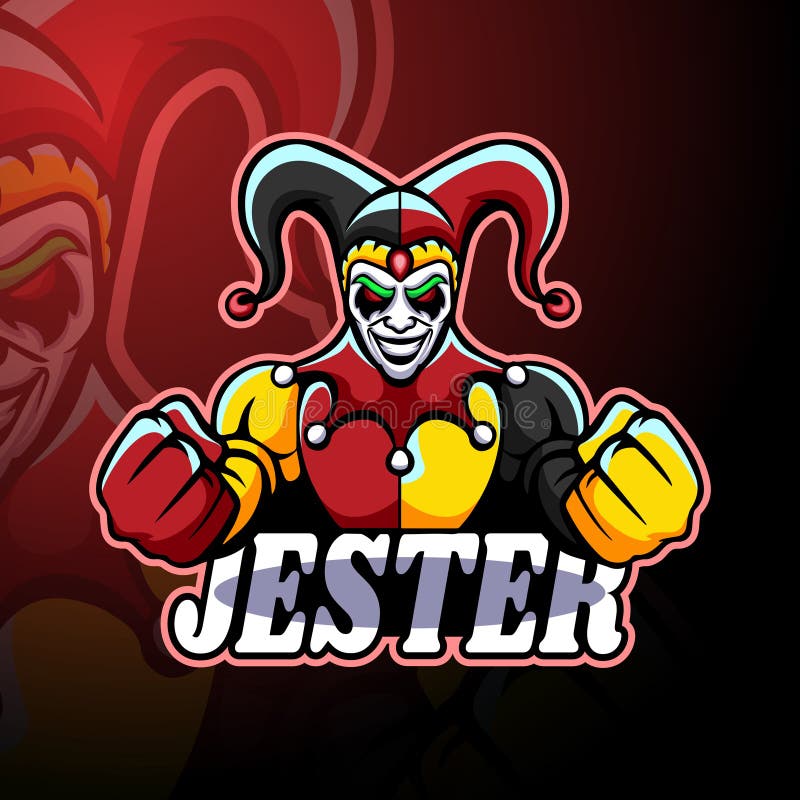 Jester Esport Logo Mascot Design Stock Vector - Illustration of design ...