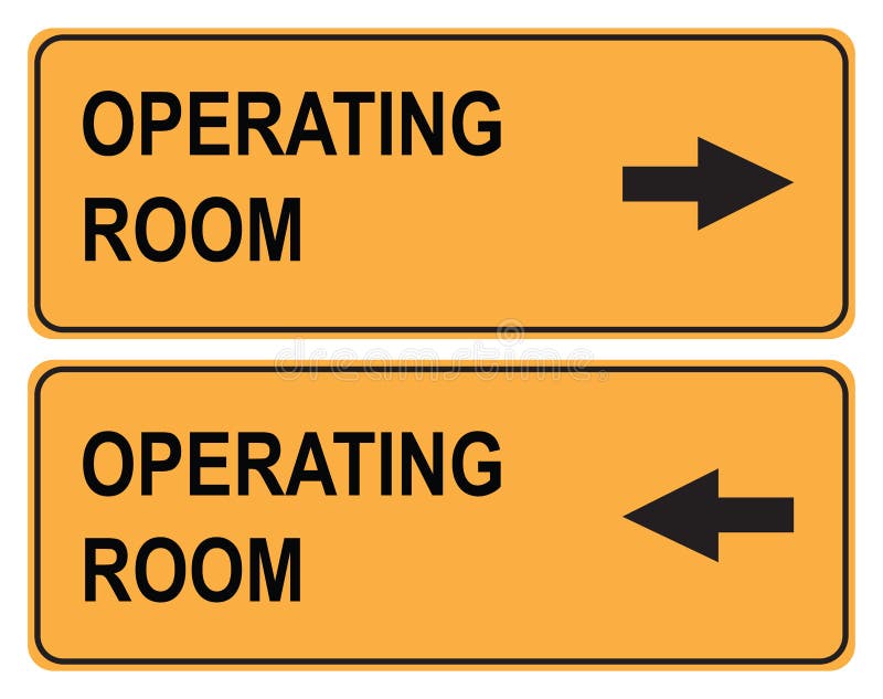 Operating Room Sign