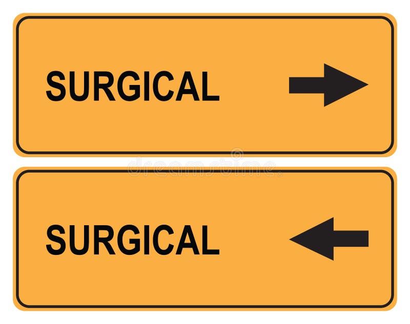 Surgical traffic sign stock illustration. Illustration of beauty ...