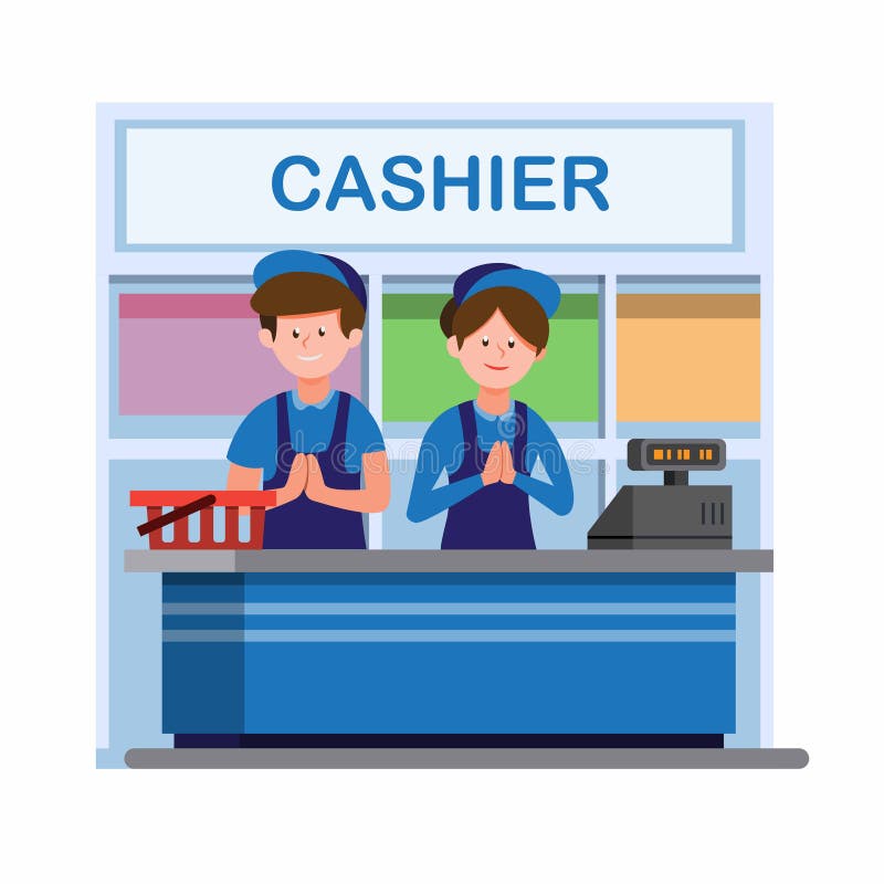 Cashier Stock Illustrations – 21,689 Cashier Stock Illustrations ...