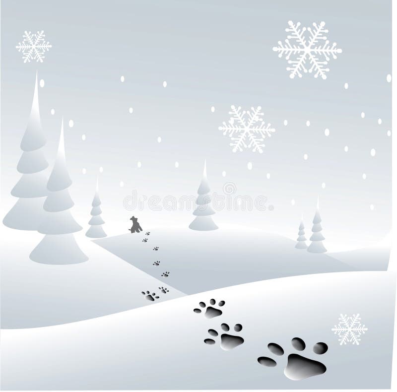 Snow Footprint Stock Illustrations – 1,223 Snow Footprint Stock ...