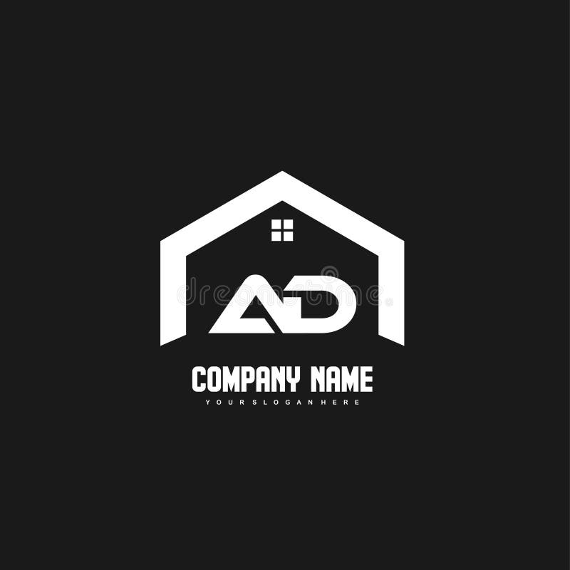 Initial Letters Construction Logo Design Vector Stock Vector ...