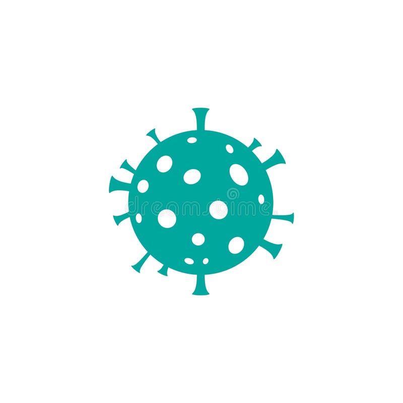 Virus Icon Design Corona Virus Alert Vector Image Stock Illustration ...