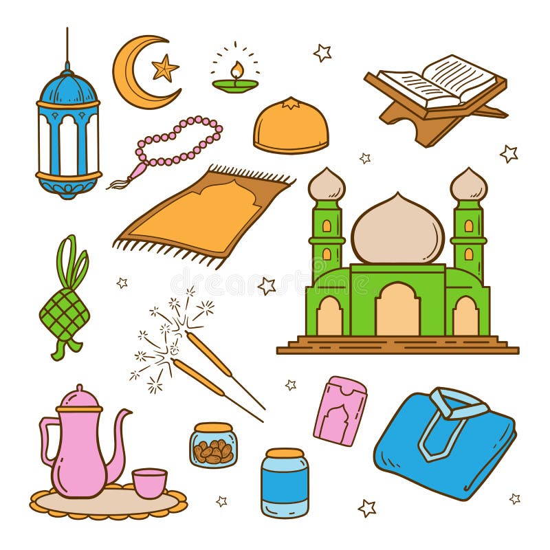 Doodle Set Arabian Food Stock Illustrations – 92 Doodle Set Arabian ...