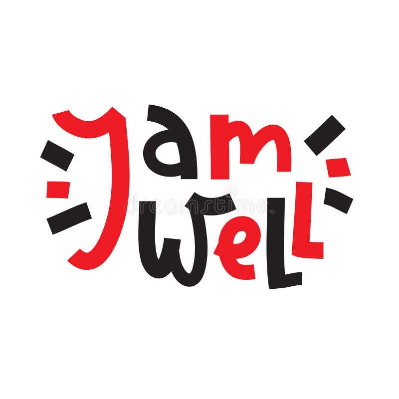 I am Well - Inspire Motivational Quote. Hand Drawn Beautiful Lettering ...