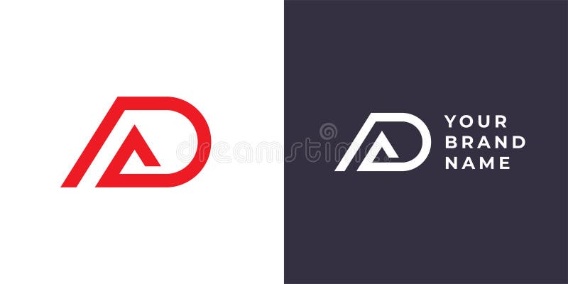 A and D Monogram Logo Design,simple Minimal Modern Style Logomark,brand ...