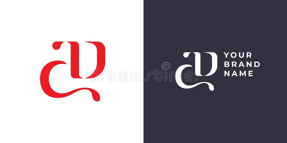A and D Monogram Logo Design,simple Minimal Modern Style Logomark,brand ...