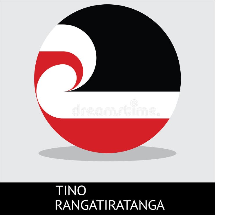 Tino Rangatiratanga Flag of Maori Sovereignty Movement. Stock ...