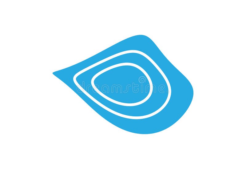 Light blue sign and symbol stock vector. Illustration of abstract ...