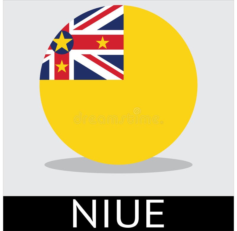 Niue Country Flag Concept with Grunge Design Icon Logo Stock Vector ...
