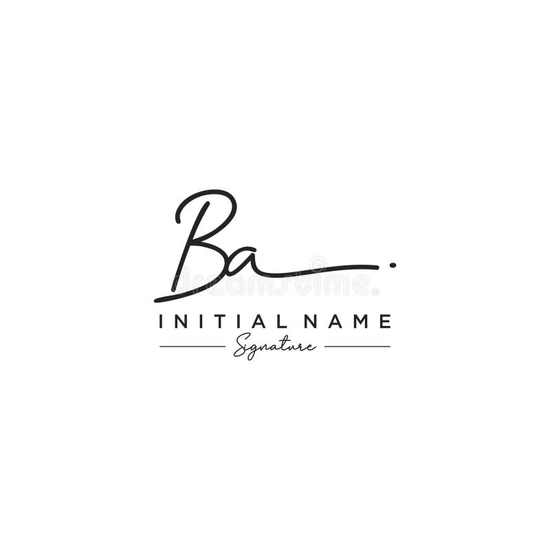 Ba Signature Stock Illustrations – 276 Ba Signature Stock Illustrations ...