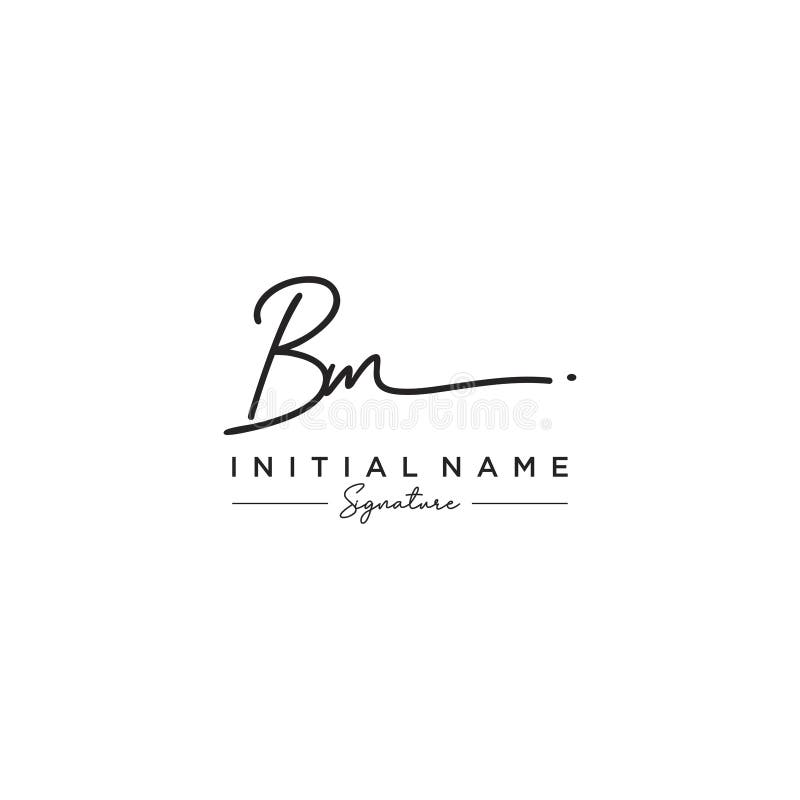 Bm Signature Stock Illustrations – 270 Bm Signature Stock Illustrations ...