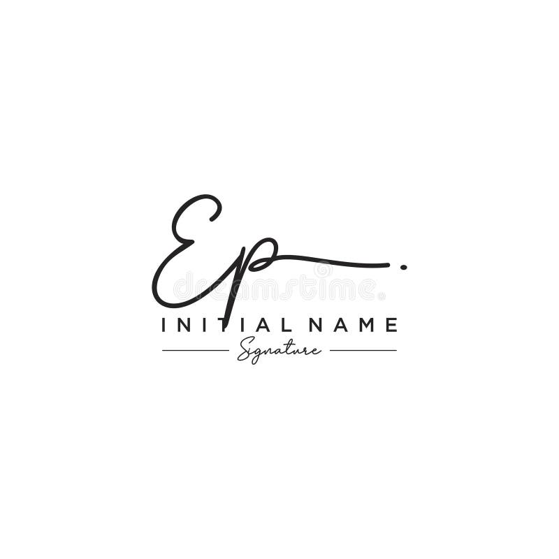 Ep Signature Stock Illustrations – 245 Ep Signature Stock Illustrations ...