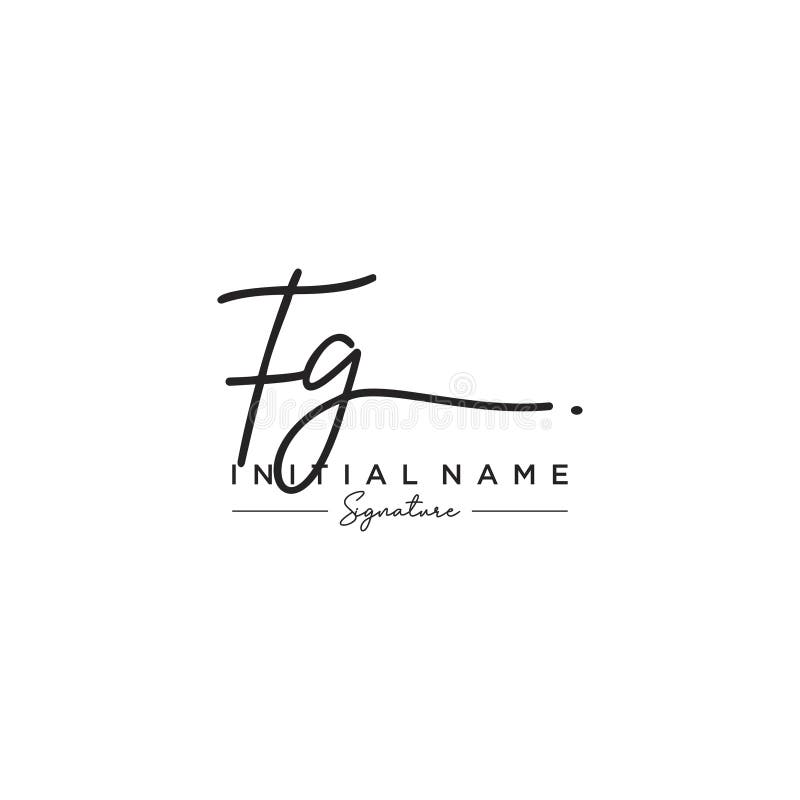 Fg Signature Stock Illustrations – 273 Fg Signature Stock Illustrations ...