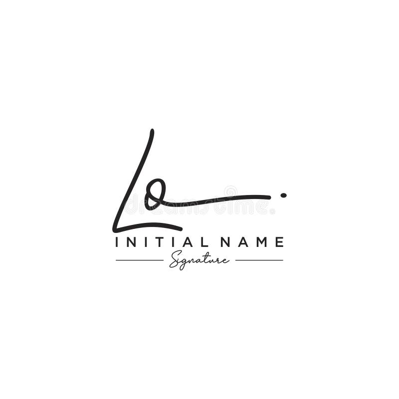 Initial Letter LO Logo Template Design Stock Vector - Illustration of ... Initial Letter LO Logo Template Design Stock Vector - Illustration of ...