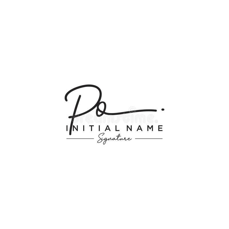Po Signature Stock Illustrations – 215 Po Signature Stock Illustrations ...